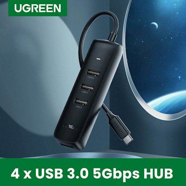 Ugreen HUB 9in1 USB Type C multifunctional 2x USB 3.2 Gen 1 1x USB 2.0 2x HDMI 4K 60Hz SD and TF ...